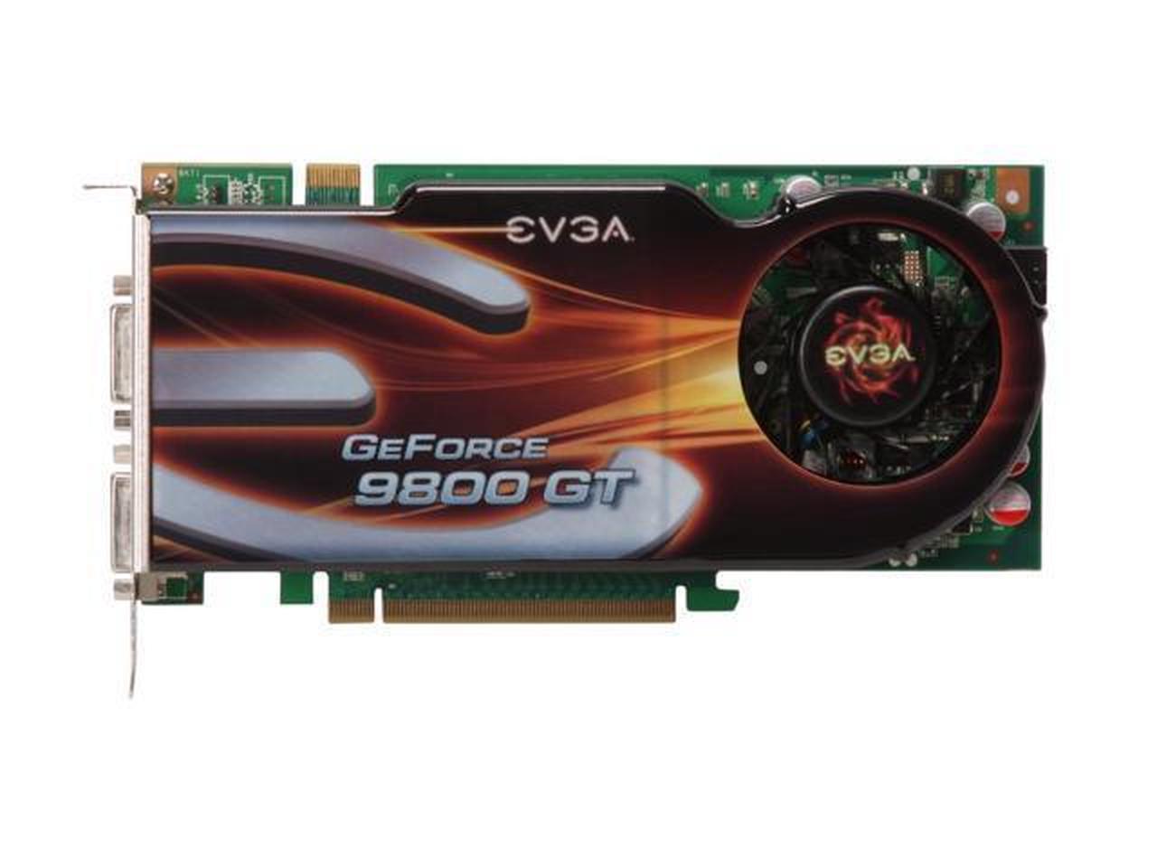 01GP3N972L1 EVGA GeForce 9800 GT 1GB 256-bit GDDR3 PCI Express DVI ...