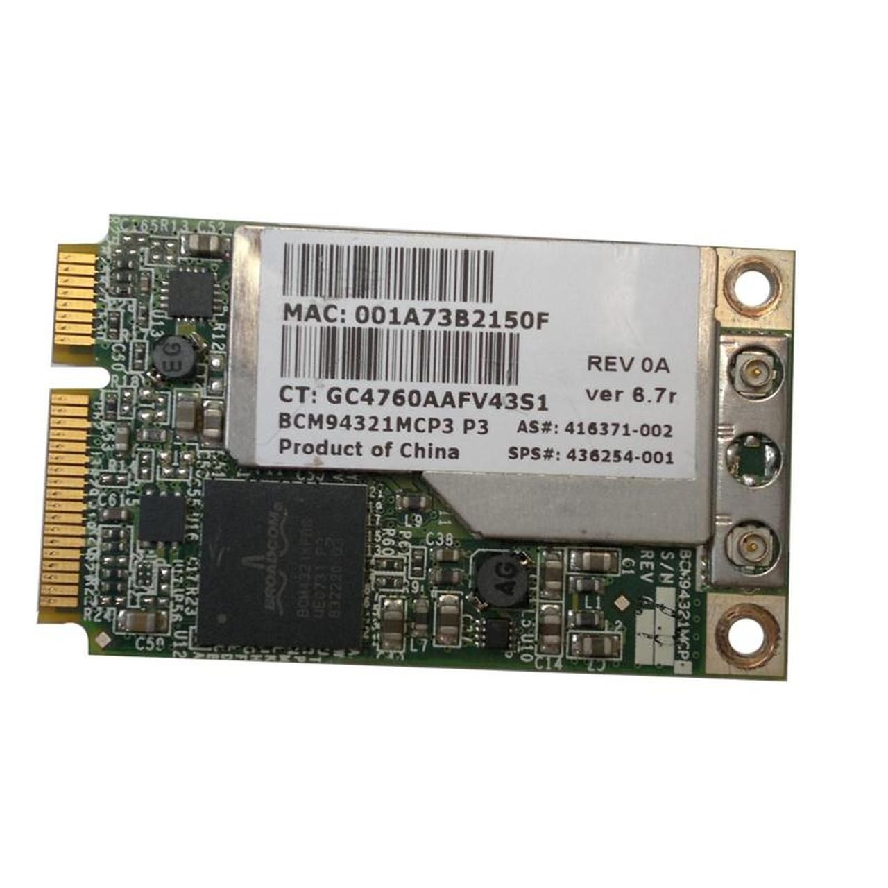 436254R-001 HP Mini PCI-Express 54G WiFi 802.11a/b/g/n Wireless LAN ...