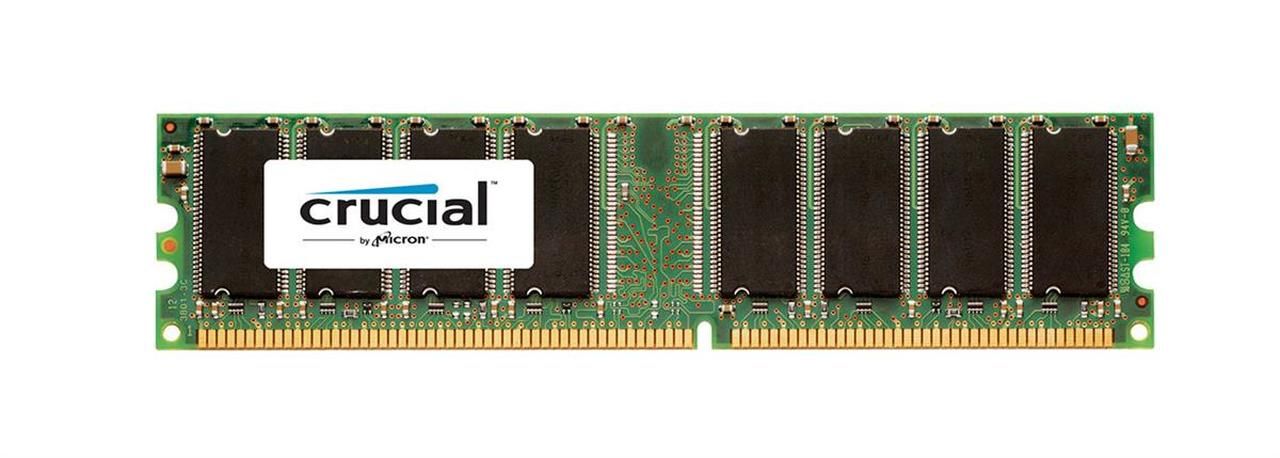 CT309525 Crucial 256MB PC3200 DDR-400MHz non-ECC Unbuffered CL3 184-Pin ...