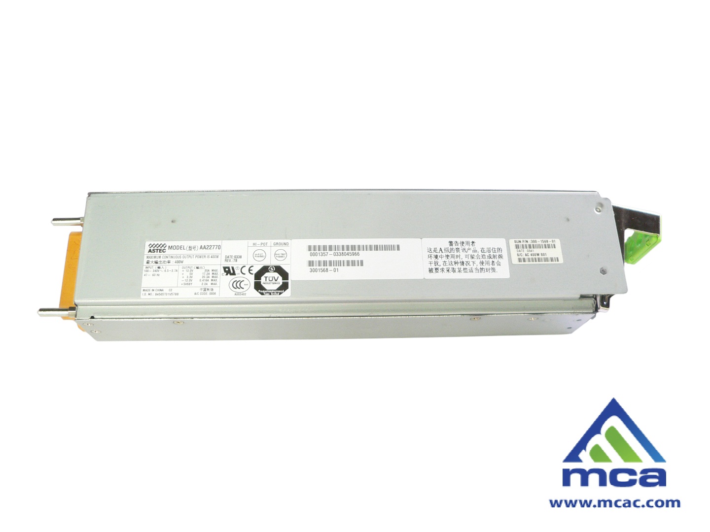 300-1568 Sun 400-Watts AC Power Supply for Fire V240