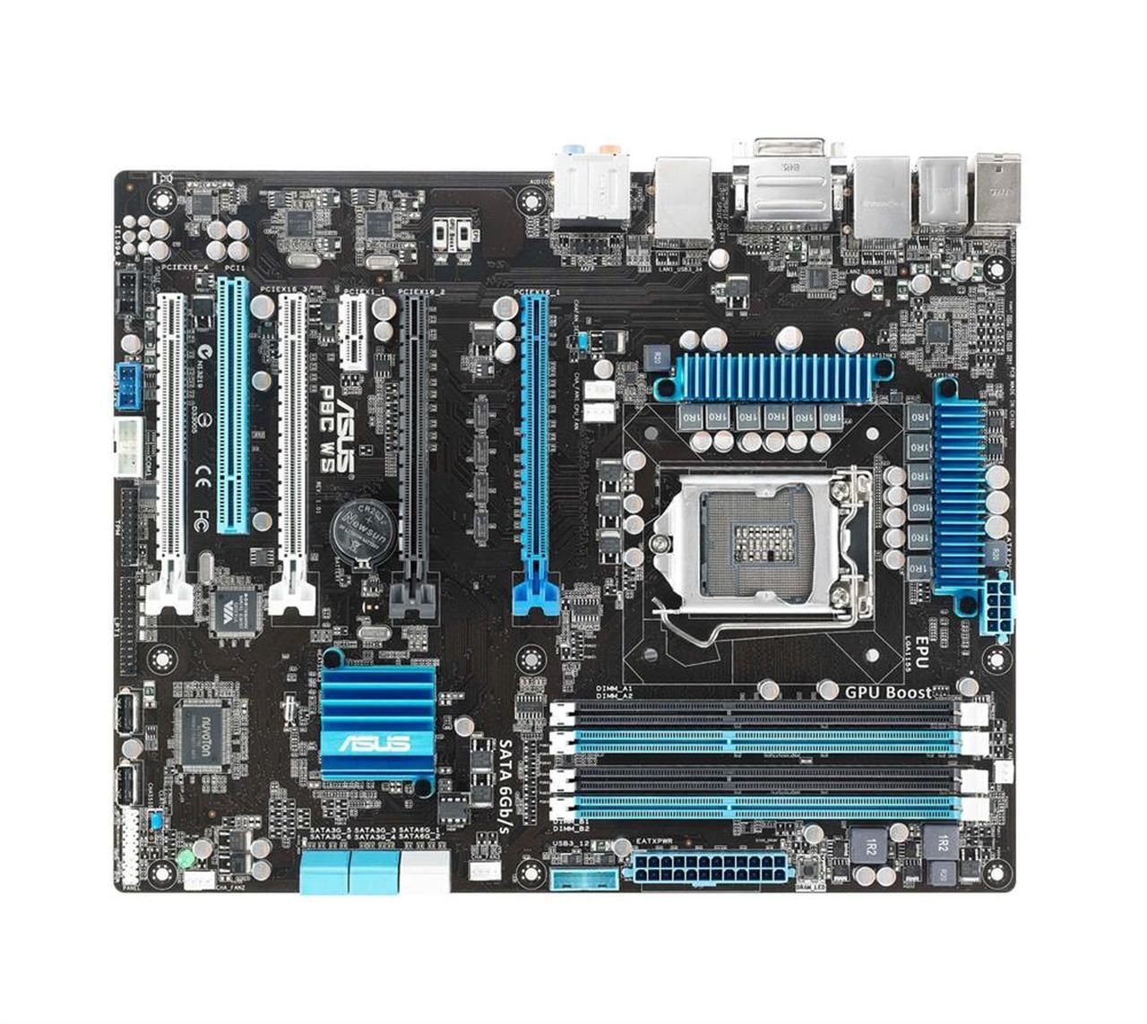 P8C-WS ASUS Intel C216 Chipset 3rd/ 2nd Generation Core i7/ Core i5/ Core i3 Processors Support ...