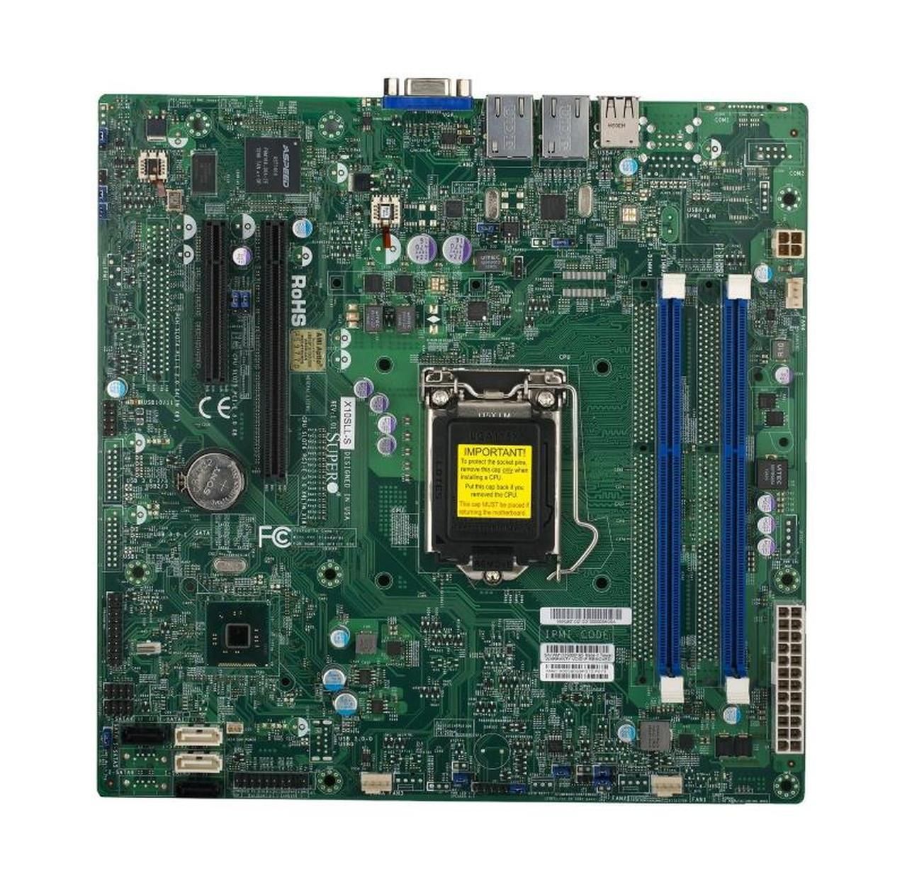 X10SLL-SF-O SuperMicro Intel C222 Express PCH Xeon E3-1200 v3/ 4th Gen ...