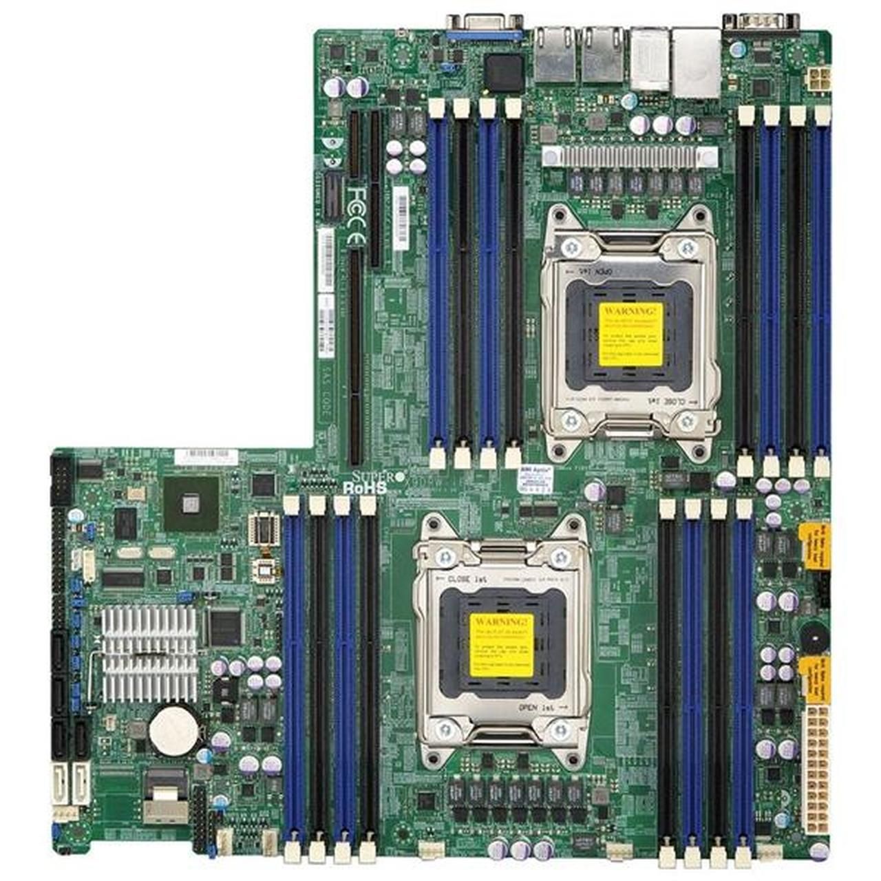 X9DRW-3F SuperMicro Dual Socket LGA 2011 Intel C606 Chipset Xeon E5 ...