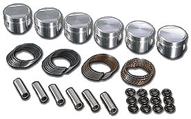 Pistons, Rods, Bearings, and Stroker Kits 2JZGTE 2JZ-GE - JE Asymmetric ...