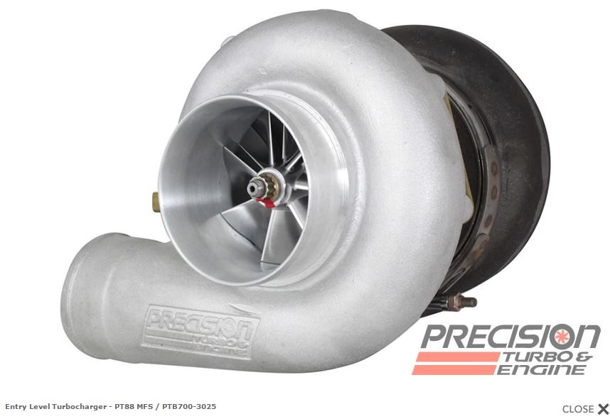 Precision Turbo - Precision PT88 Turbo. 88mm 1250HP Budget Turbo