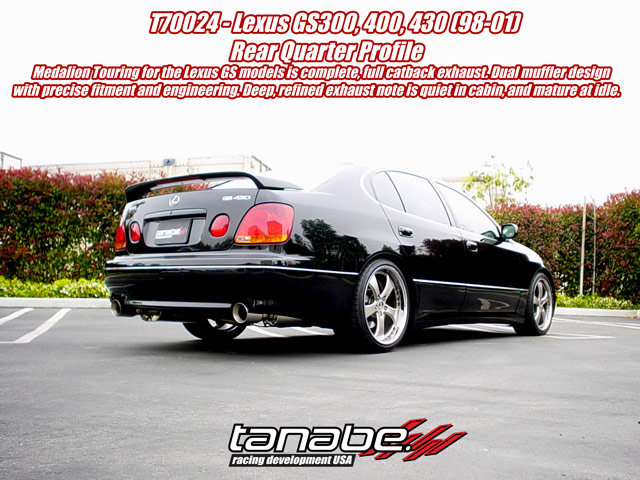 Exhaust // Lexus GS300 GS400 GS430 - Tanabe Touring Medallion Exhaust ...