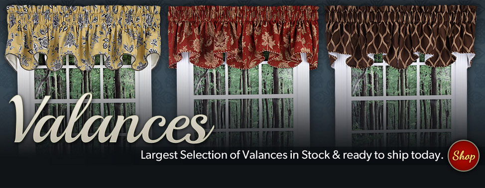 Discount Curtains, Valances & Window Treatments - Swags Galore