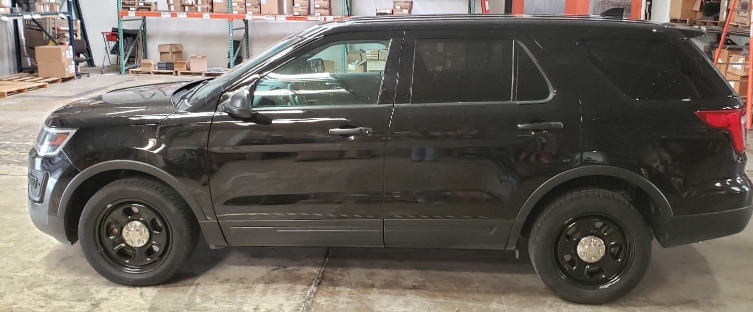 SOLD 2017 Ford Police Interceptor Utility Black 70k Miles ...