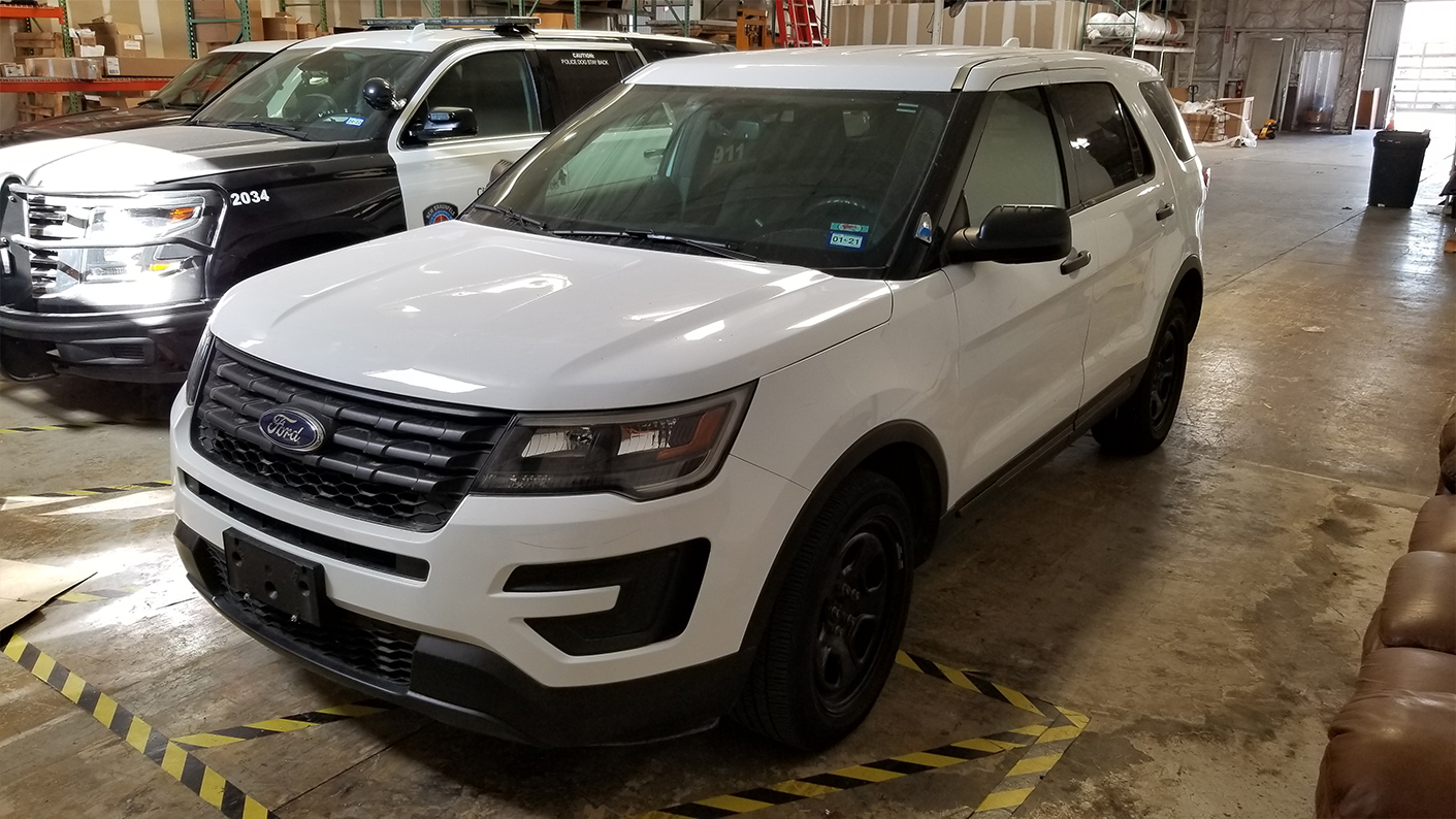 SOLD 2017 Ford Police Interceptor Utility White from SWPS.com