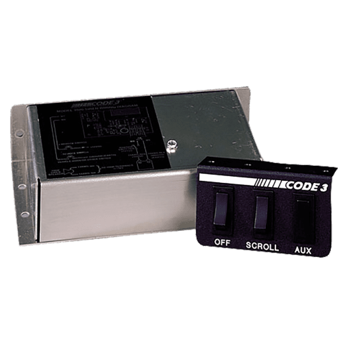 Code 3 Remote Compact Siren Wail, Yelp, Hyper-Yelp, Air Horn 100 watt ...