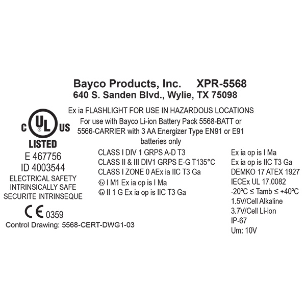 NightStick INTRANT™ Intrinsically Safe Permissible Dual-Ligh Angle ...