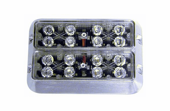 Code 3 LED X Double LED lighthead - Amber/Amber LXEX2F-AA from SWPS.com