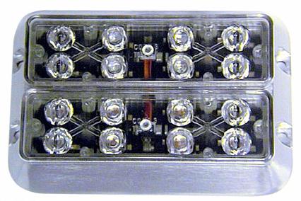 Code 3 LED X Double LED lighthead - Red/Red LXEX2F-RR from SWPS.com