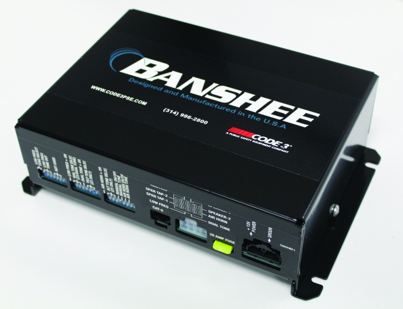 Code 3 PSE Banshee Dual Tone/Low Frequency Siren Amplifier System ...