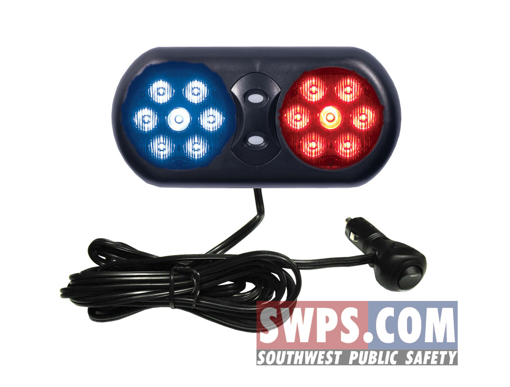 Code 3 PSE LED Visor Flip Light - Red/Blue - VFP36RB from SWPS.com