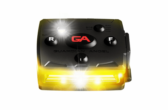 GUARDIAN ANGEL MICRO™ - Small Warning Flasher with Solid front/rear ...