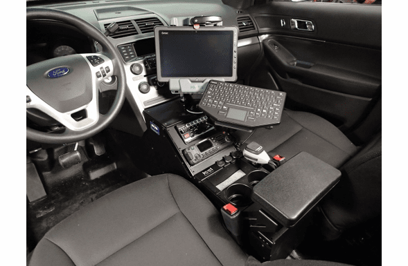 Havis 2013-2019 Ford PIU - Vehicle specific Angled console C-VS-0812 ...