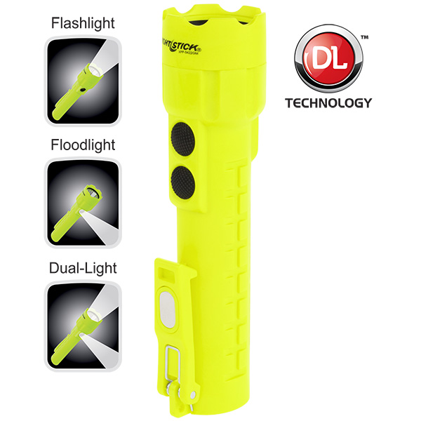 NightStick Intrinsically Safe Dual-Light Flashlight w/Dual Magnets ...