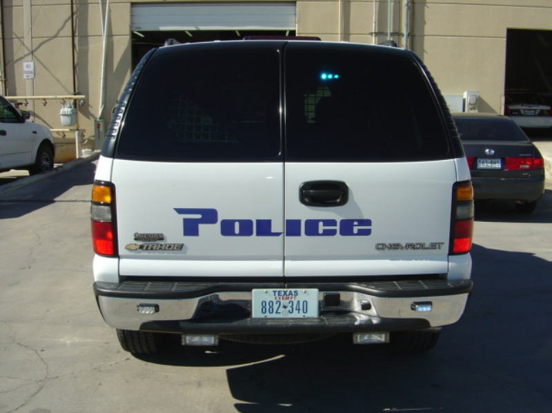 Olmos Park Police Chevrolet Tahoe - Rear Graphics & LED Lights from ...