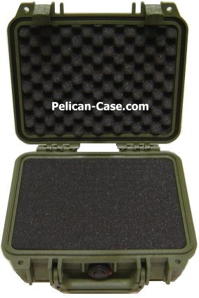 Pelican 1200 Case With Foam - OD GREEN from SWPS.com