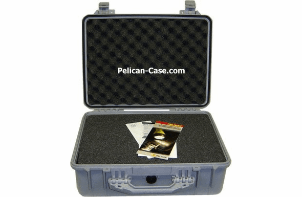 Pelican 1520 Case With Foam - SILVER from SWPS.com