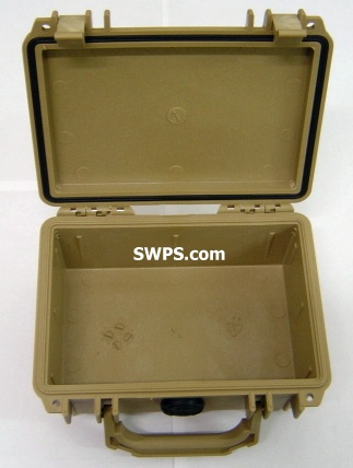 Pelican 1120 Case No Foam - TAN - 300 MOQ from SWPS.com