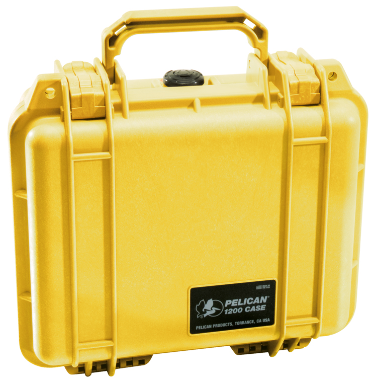 Pelican 1200 Case With Foam - YELLOW from SWPS.com