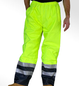 Safety Gear ANSI Premium Two Tone Traffic Pants - 318-TTPNT from SWPS.com