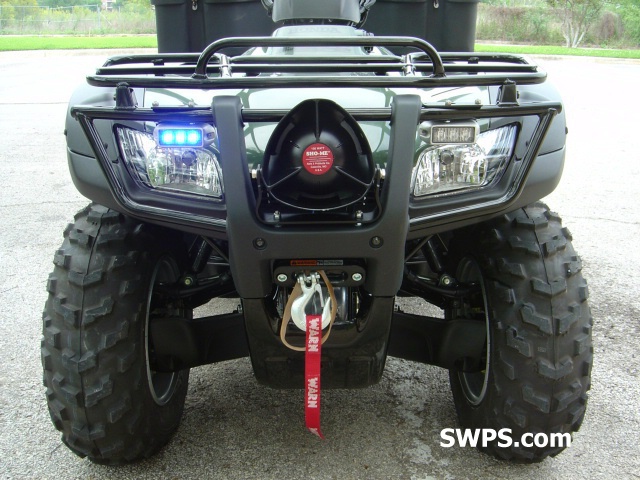 San Antonio Park Police Honda 4x4 ATV - Front View from SWPS.com
