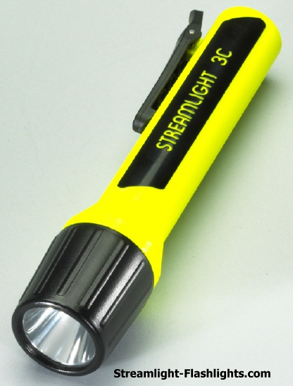 Streamlight 3C Propolymer LED Yellow Flashlight With White LED's 33202 ...