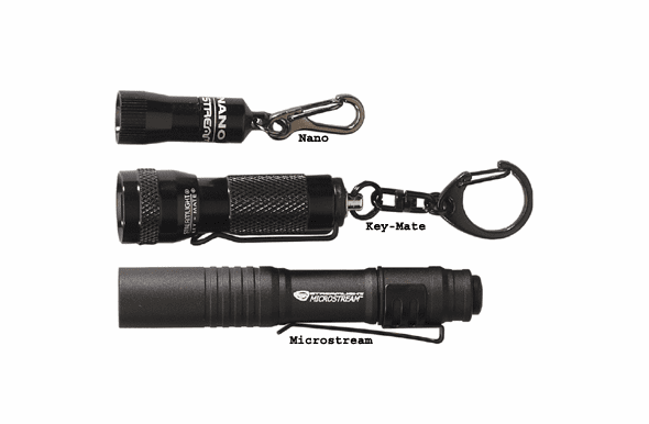 Streamlight Black Nano Light Micro-Miniature LED Key Chain Light ...