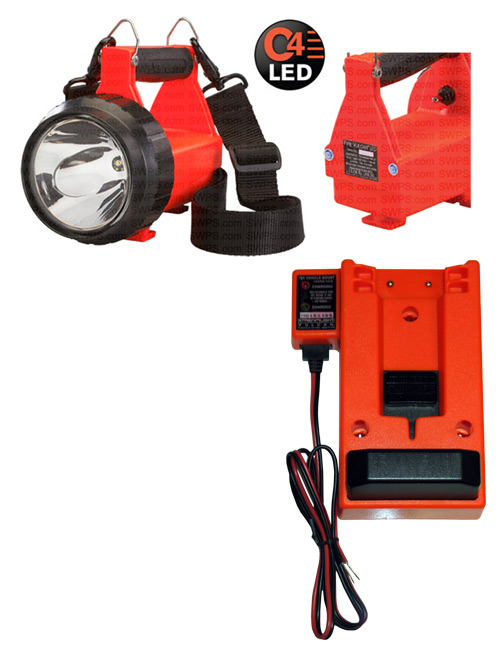 Streamlight Fire Vulcan LED Vehicle Mount System Orange - DC Charger ...