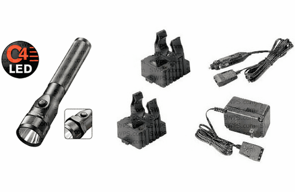 Streamlight Stinger LED - AC/DC - 2 Smart Chargers - 75713 from SWPS.com