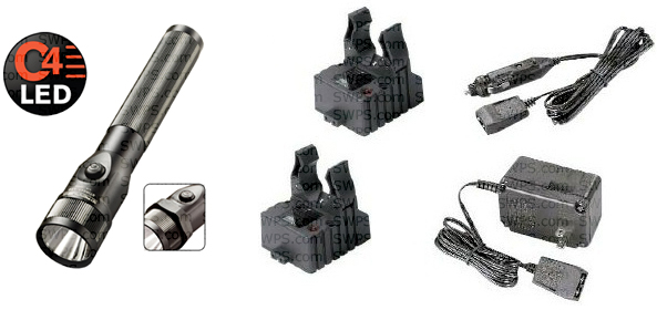 Streamlight Stinger LED - AC/DC - 2 Smart Chargers - 75713 from SWPS.com