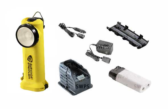 Streamlight Survivor LED Yellow - AC/DC - 1 Steady Charger - 90513 from ...