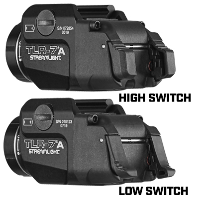 Streamlight TLR-7A Flex High Switch & Low Switch Rail locating keys ...
