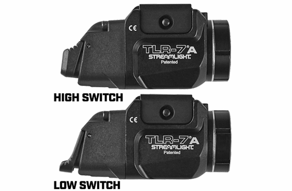 Streamlight TLR-7A Flex High Switch & Low Switch Rail locating keys ...