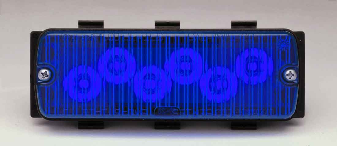Whelen 500 Series TIR6 Blue Super-LED - Blue Lens - 50B03ZBR from SWPS.com
