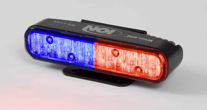 Whelen ION Series Super-LED Universal Light - Red/Blue Split - IONJ ...
