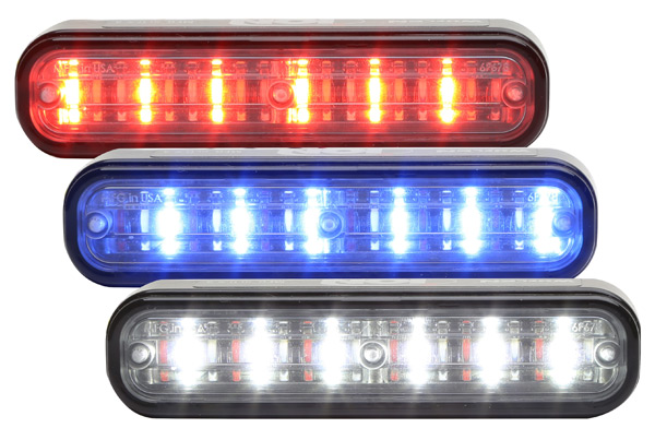 Whelen ION TRIO Linear-LED Lighthead Series - 3 LED Colors in 1 ...