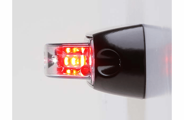 Whelen ION V-Series Surface Mount LED Light - Black Housing - Red LEDs ...
