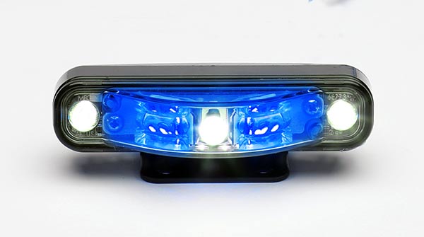 Whelen ION V-Series Universal Super-LED Light - Black Housing - Blue ...