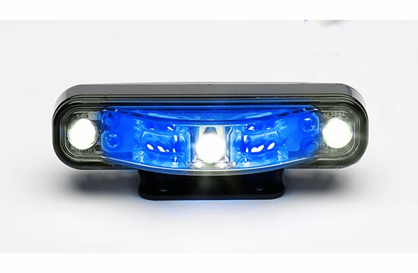 Whelen ION V-Series Universal Super-LED Light - Black Housing - Blue ...