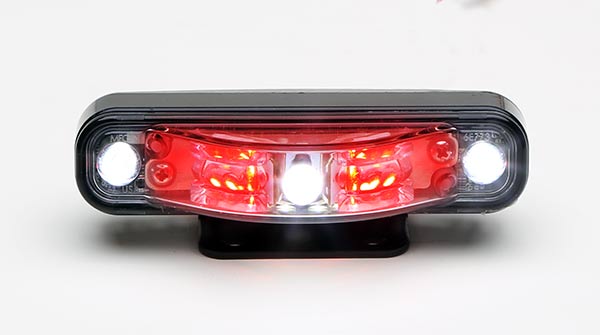 Whelen ION V-Series Universal Super-LED Light - Black Housing - Red ...