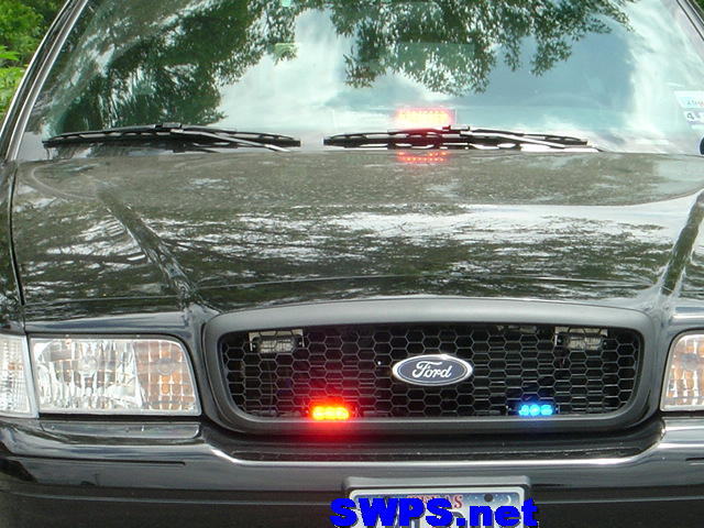 Whelen TIR3 LED Lights Installed 04 Police Interceptor from SWPS.com