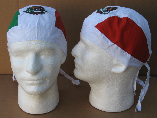 Durag/Do Rag Mexican Flag - DOZEN PRICED and PACKED. in Bulk| TansClub.com