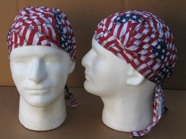Durag/Do Rag Tossed US Flag-PIECE PRICED. in Bulk| TansClub.com