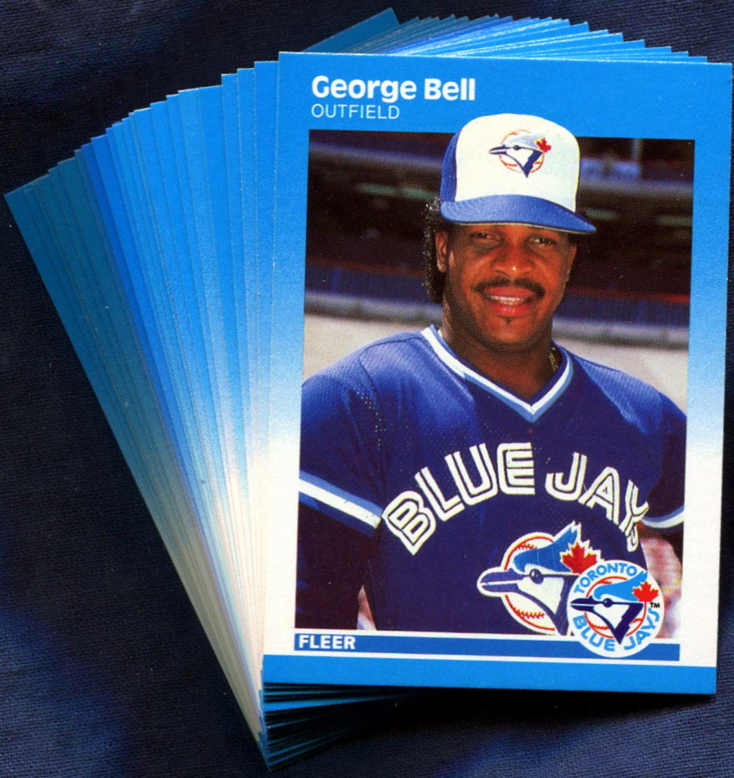 1987 Fleer Toronto Blue Jays Baseball Cards Team Set