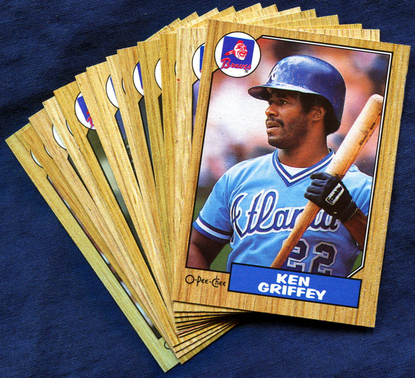 1987 O-Pee-Chee Atlanta Braves Baseball Card Team Set