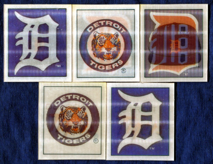 1987 Sportflics Detroit Tigers Baseball Card Team Set